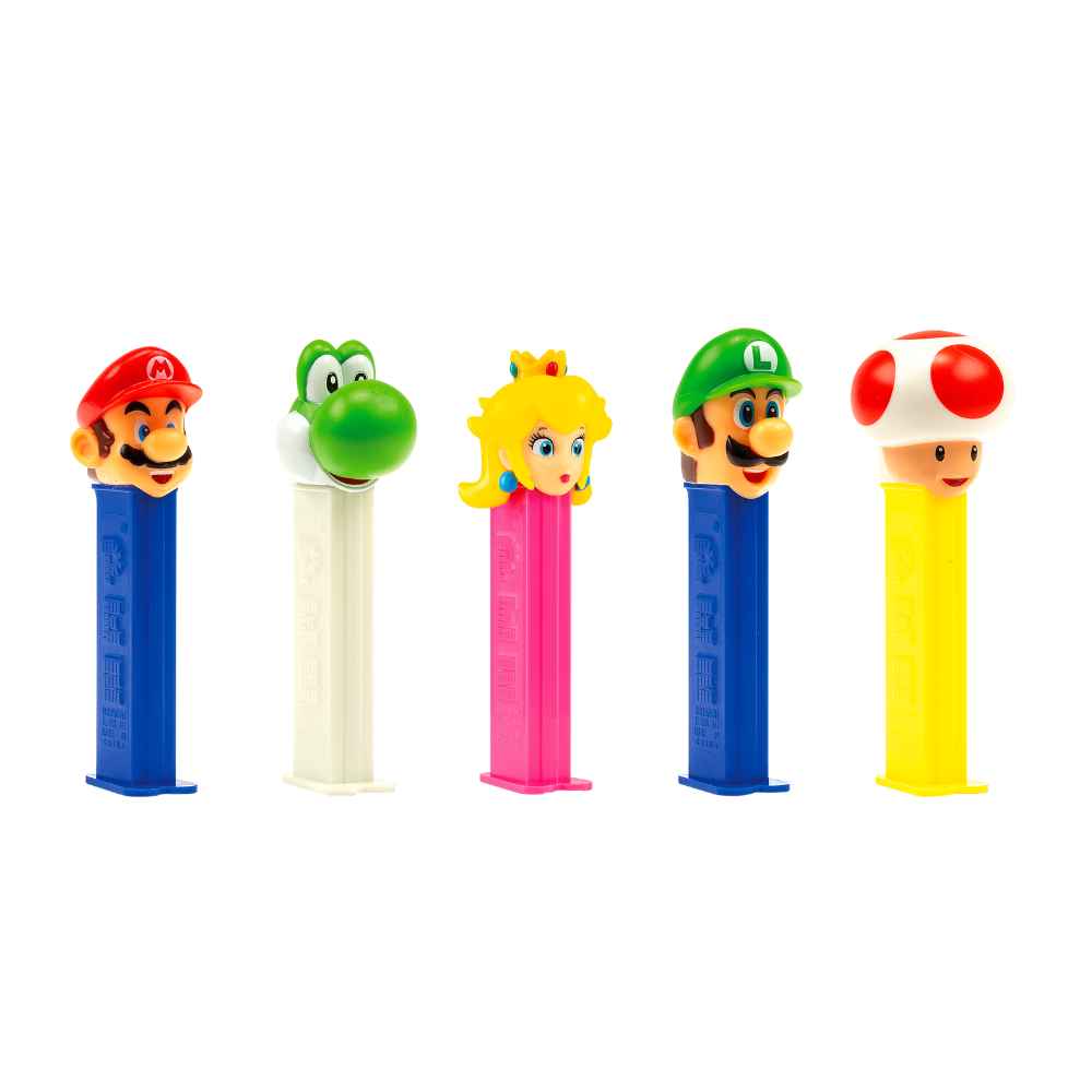 Pez Best of Nintendo Super Mario 1+2 Impulse Packs 17g– Party Forever